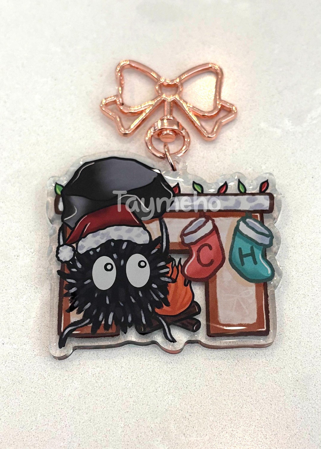 Soot Sprite Coal Christmas Spirited Away Double-sided Epoxy Acrylic ...