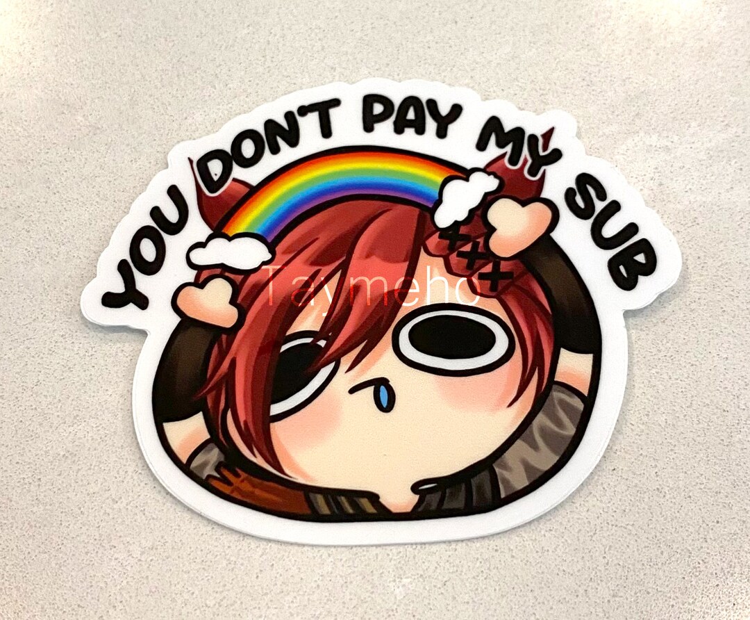 G'raha Tia You Don't Pay My Sub Meme FFXIV Matte Vinyl Sticker - Etsy