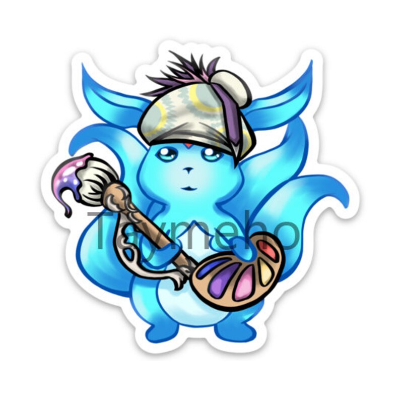 Pictomancer Carbuncle (pictobuncle) FFXIV Matte Vinyl Sticker - Etsy