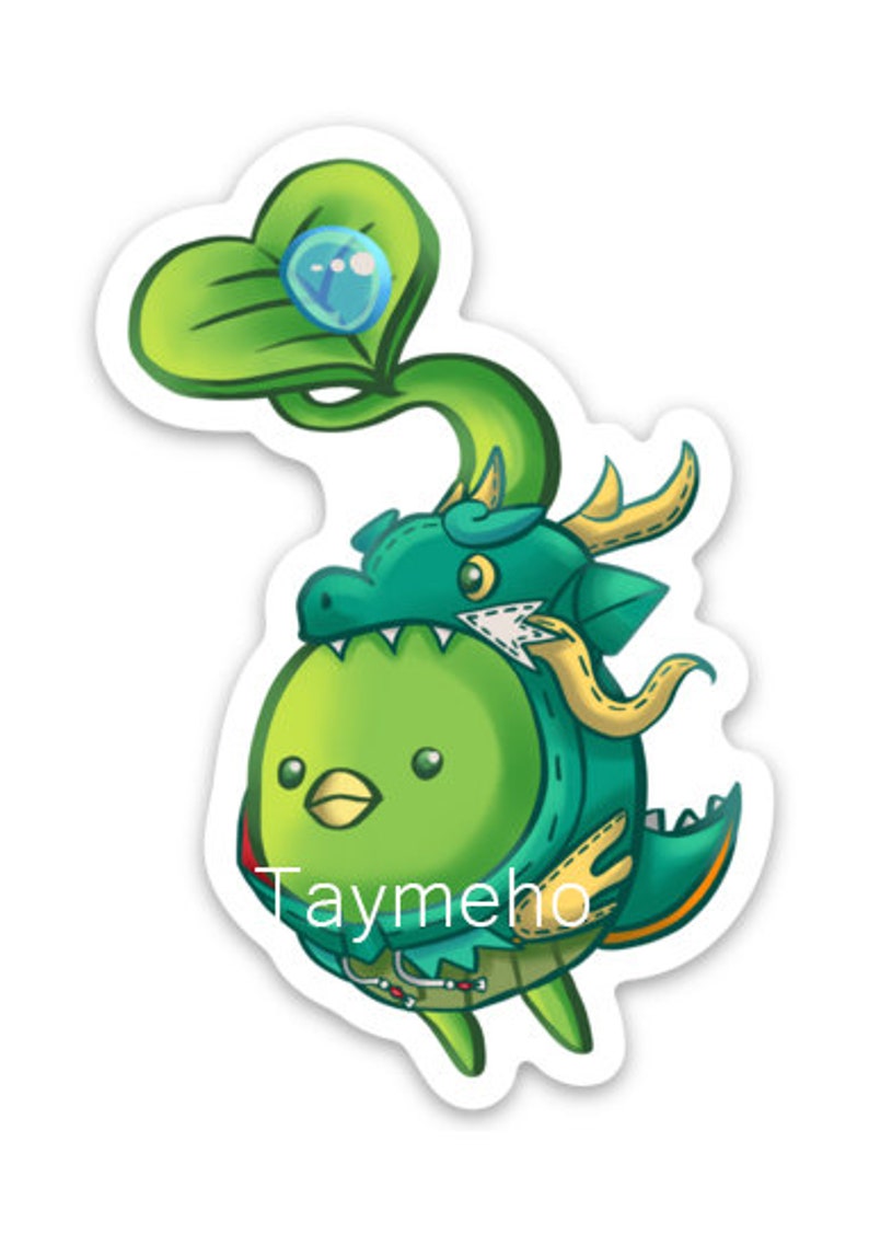 Korpokkur Ryunosuke Dragon FFXIV Vinyl Sticker - Etsy