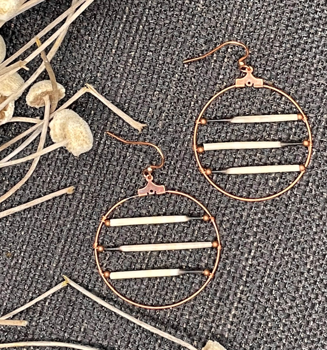 Copper Quill Hoop - Etsy