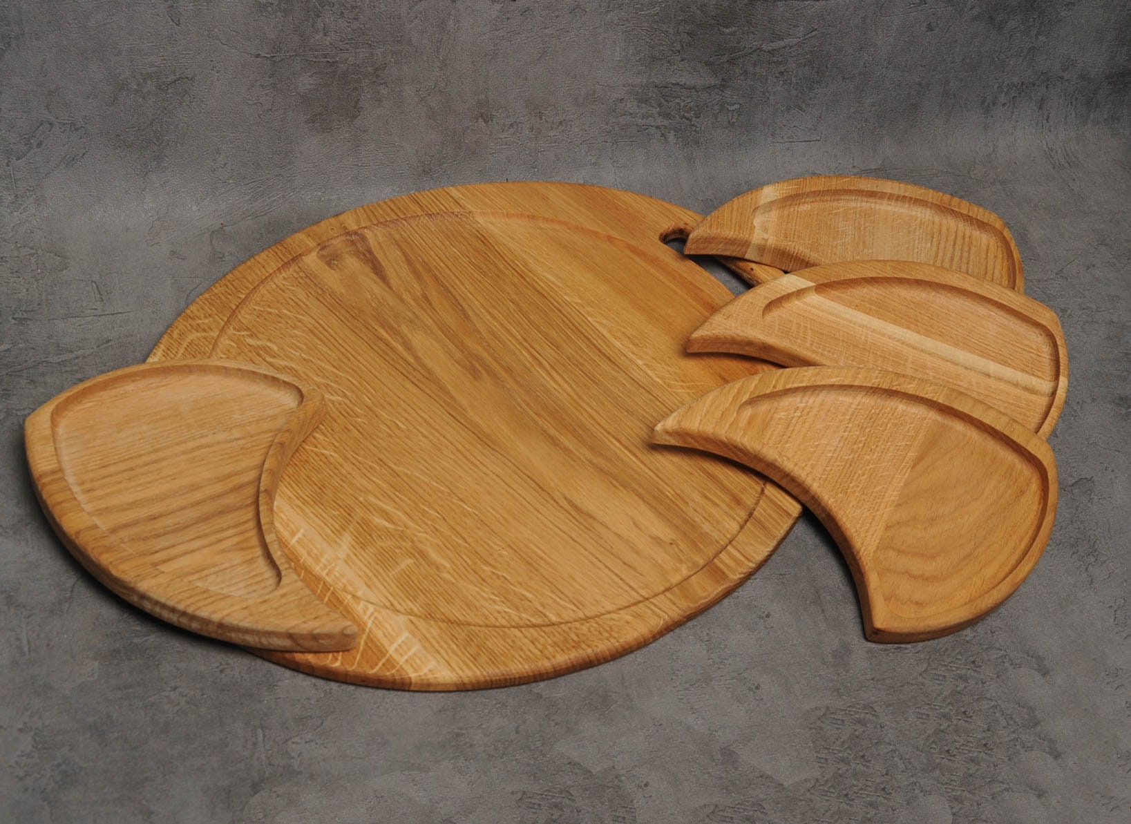 Wooden Serving Set Wooden Tray With Bowls Tableware Serving | Etsy