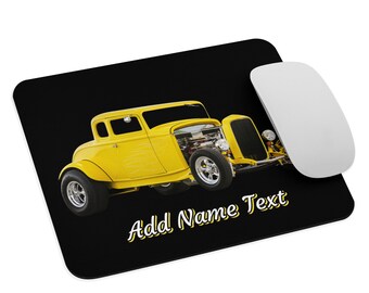 Hot Rod Mouse Pad | Etsy
