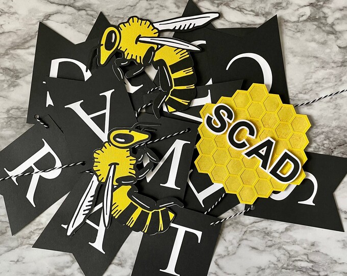 Personalized SCAD Graduation Banner // Custom Savannah College of Art ...