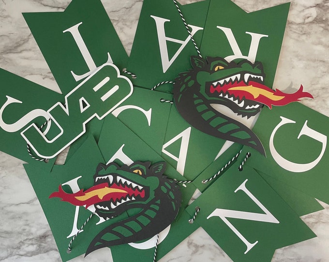 Personalized UAB Graduation Banner // Custom University of Alabama ...
