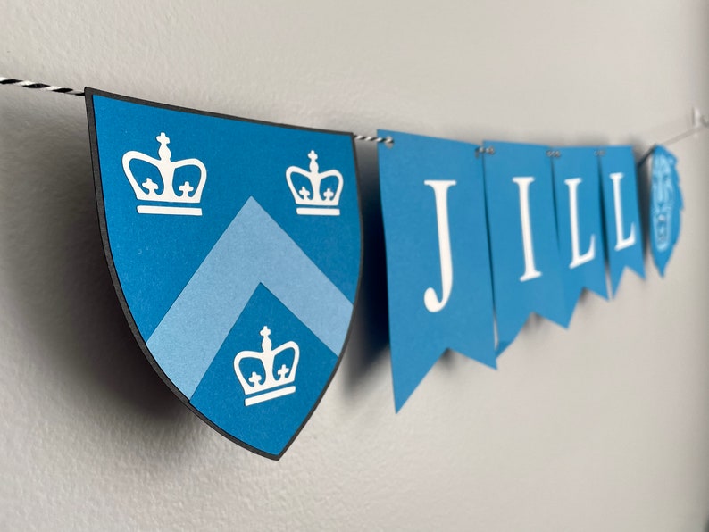 Personalized Columbia University Graduation Banner: Roaree Lion Party ...