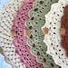 Crochet Plate Charger/ Handmaid Dinning Charger/ Round Place Setting ...