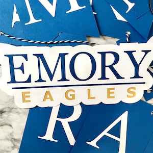 Personalized Emory University Graduation Banner // Custom Emory Party ...