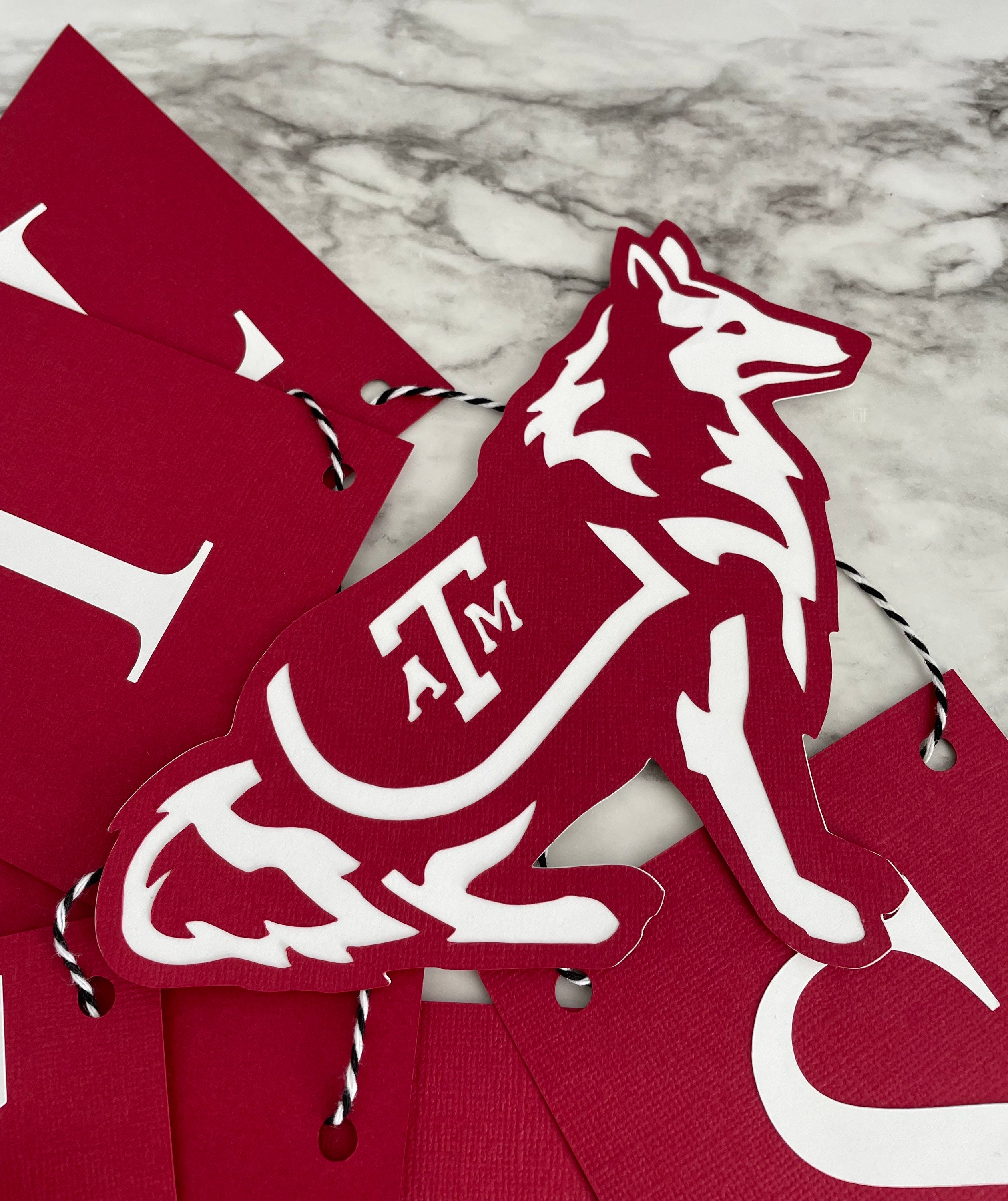 Personalized Texas A&M Graduation Banner // Custom Aggie Party - Etsy