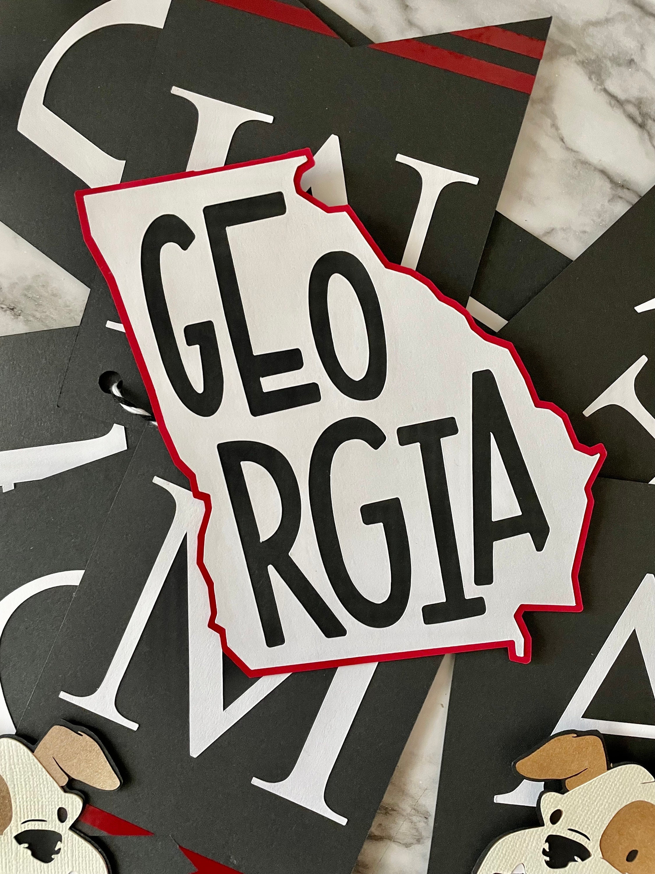 Personalized UGA Graduation Banner: Bulldog Party Decor - Etsy