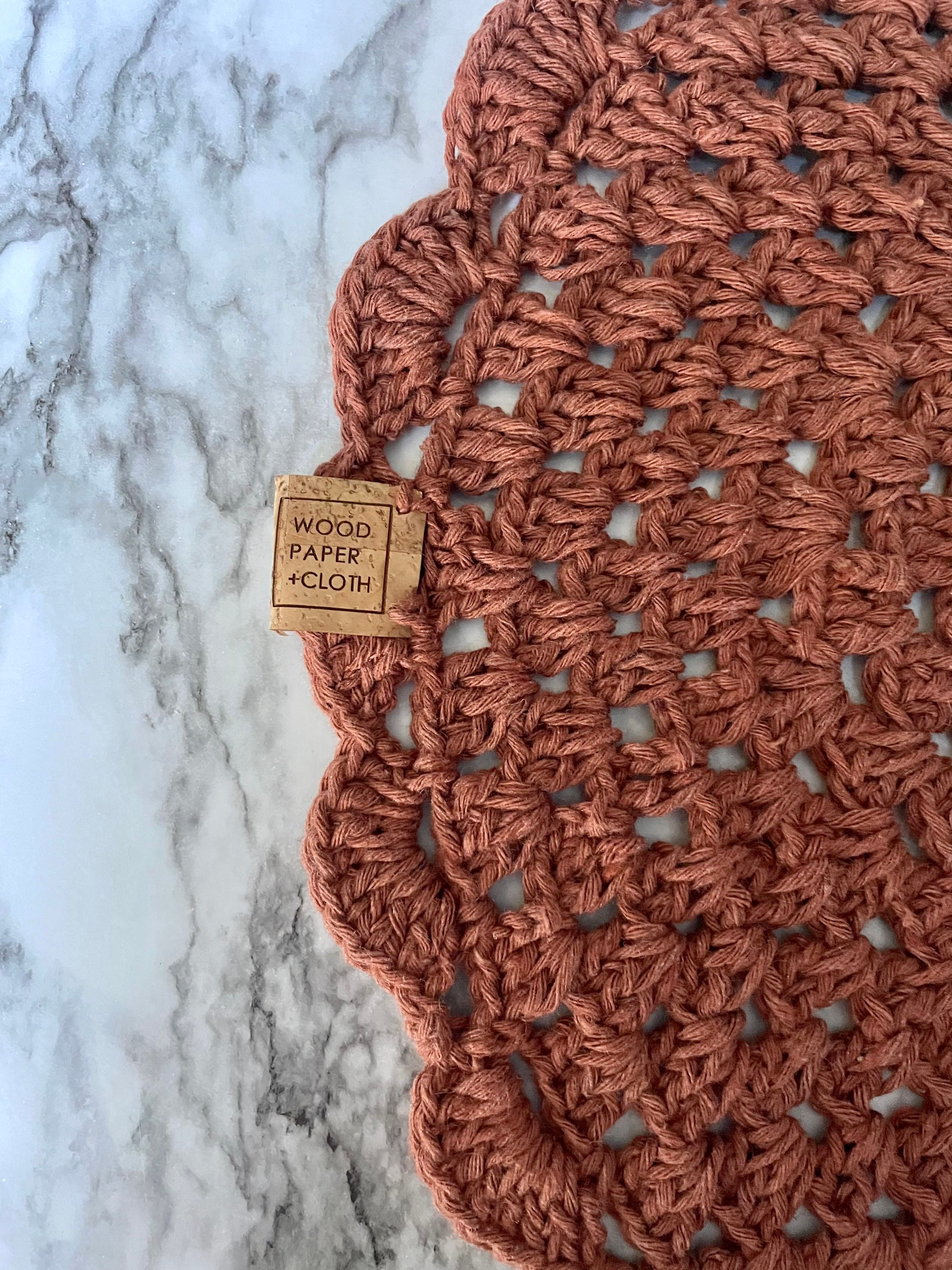 Crochet Plate Charger/ Handmaid Dinning Charger/ Round Place Setting ...