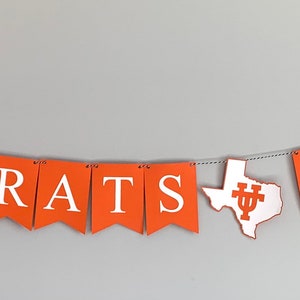 Personalized University of Texas Graduation Banner // Custom UT Austin ...