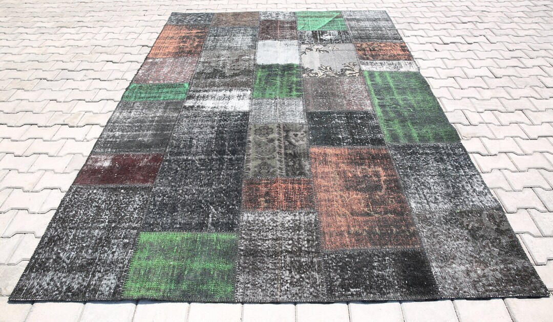 Oversized Rug,oversized Patchwork,big Floor Rug,handmade Rug,wool Area ...