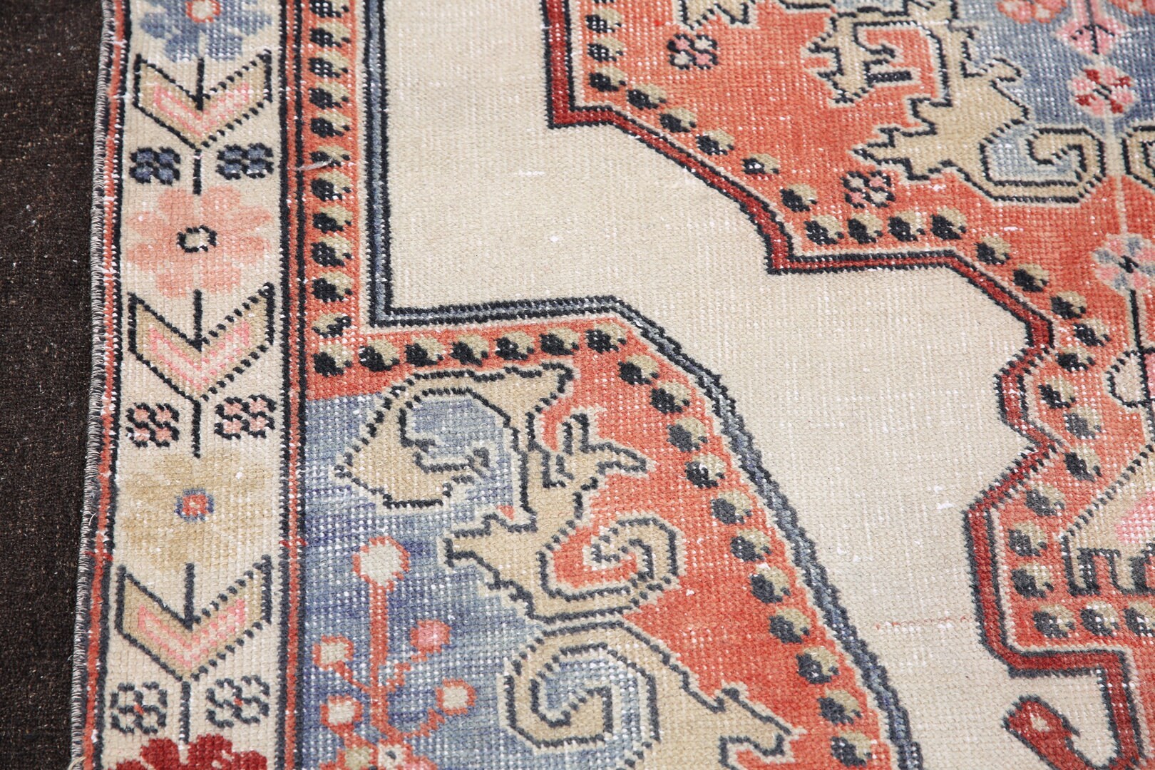 Turkish rugOushak RugVintage RugAnatolian RugHandmade | Etsy