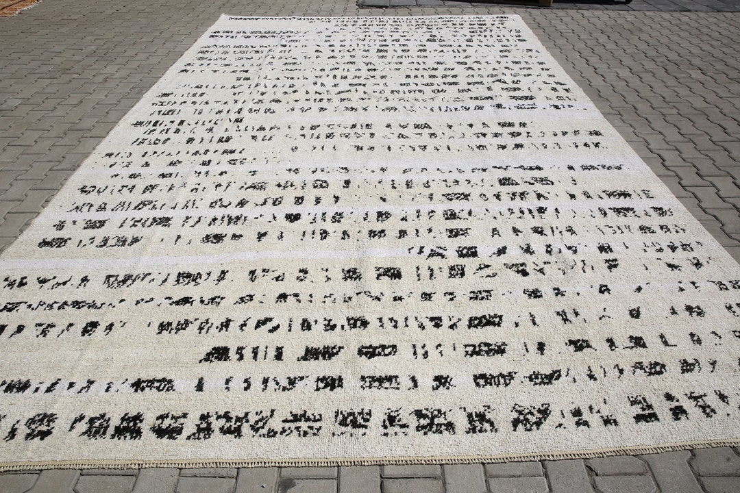 Hemp Rug 10x16 Oversized Hemp Rug,natural Beige - White Knot Rug,black ...