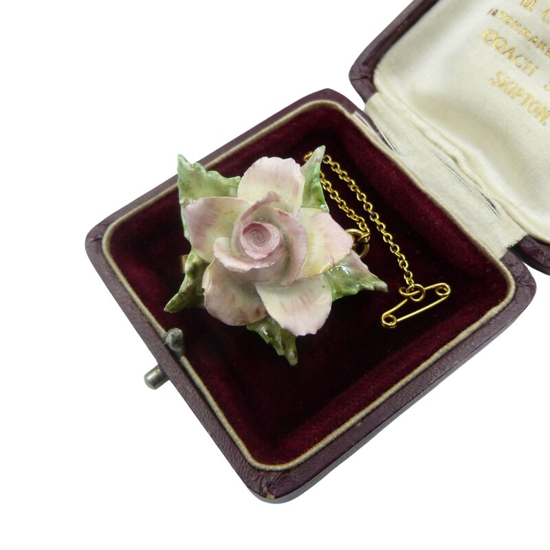 Porcelain Brooch - Etsy