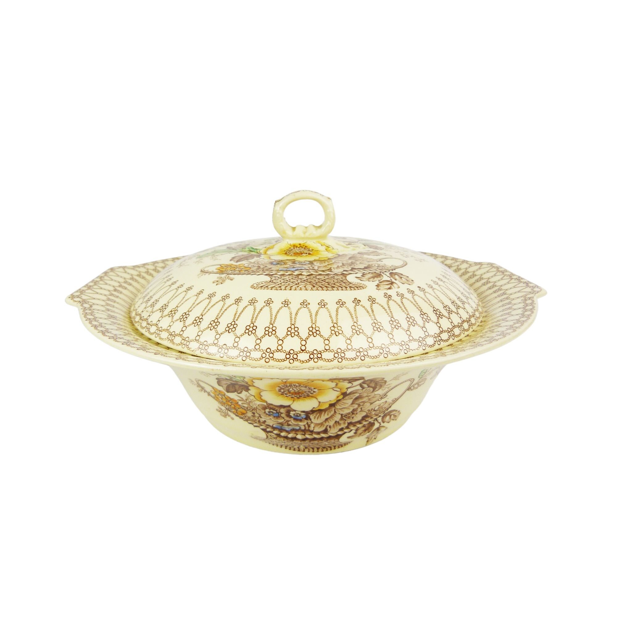 Vintage Myott Son & Co. Bonnie Dundee Tureen Serving Dish - Etsy