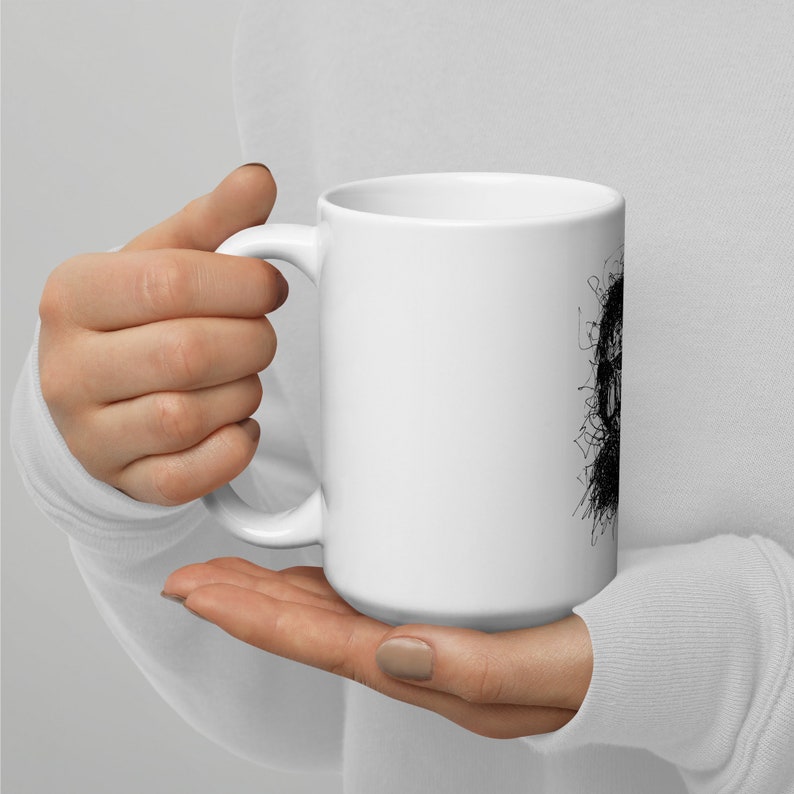 Steven Tyler Scribbles - White Glossy Mug - Etsy