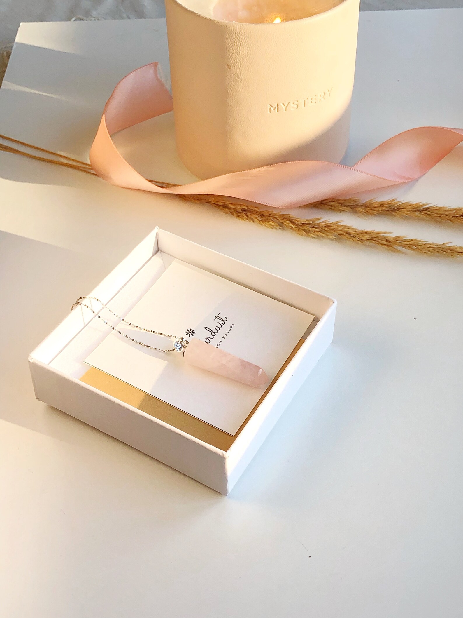 Rose Quartz Bullet Necklace Natural Rose Quartz Point - Etsy