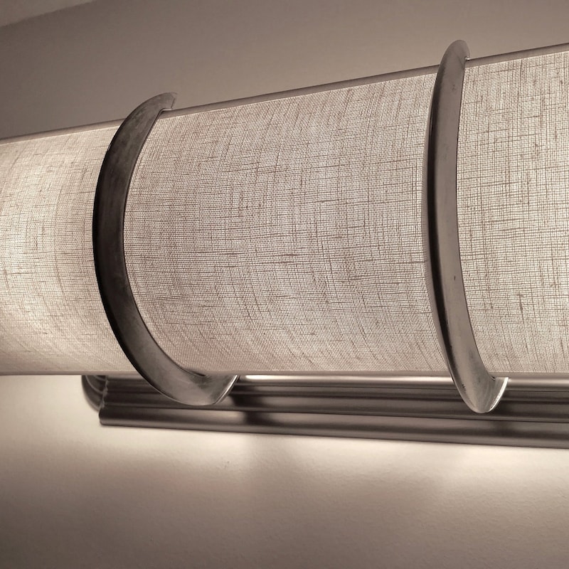 Linen Bathroom Lights - Etsy