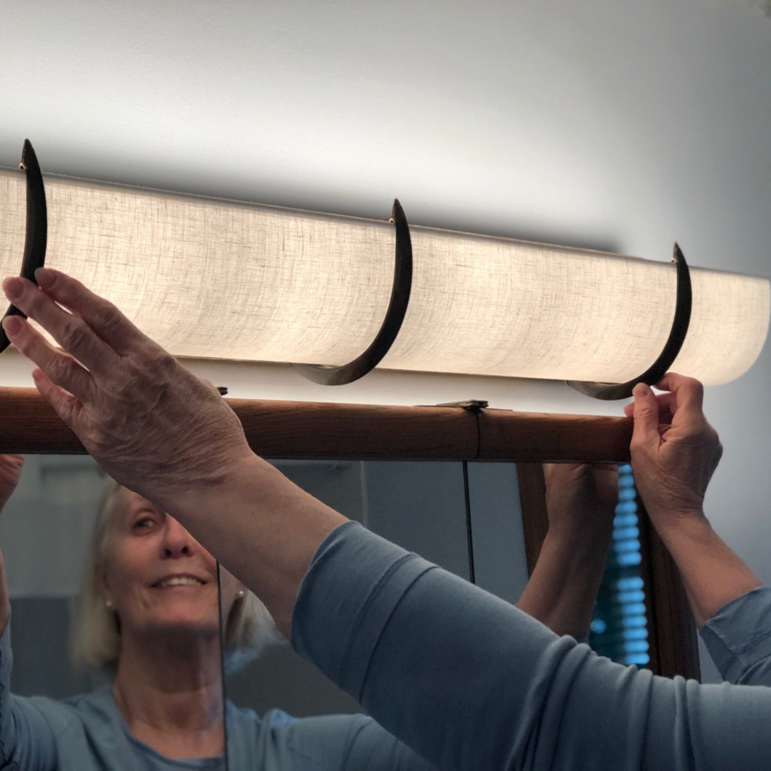 Extra Bracket for Hiding Longer Hollywood Lights | Etsy