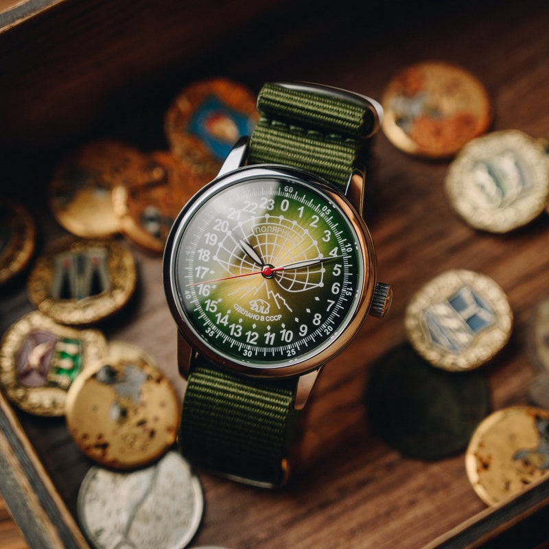 Soviet 24 Hour Watch - Etsy