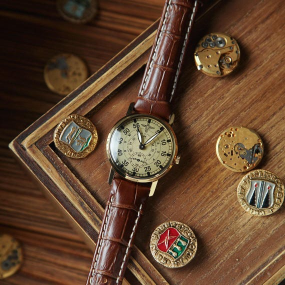 Rare Soviet Military Men's Watch ZiM Aviation POBEDA … - Gem