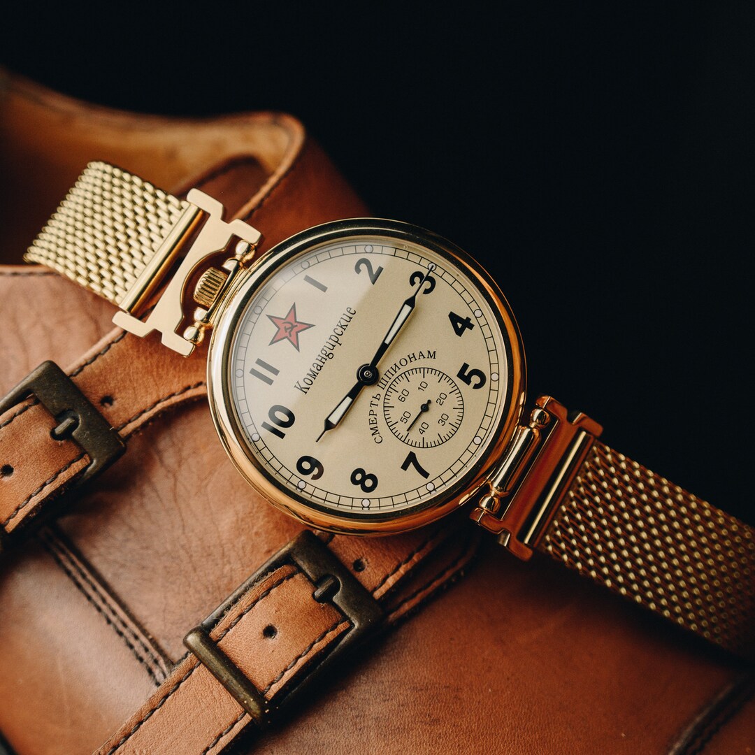 Men's Wrist Vintage Watches - Molnija "komandirskie Unique Watch. Wrist ...