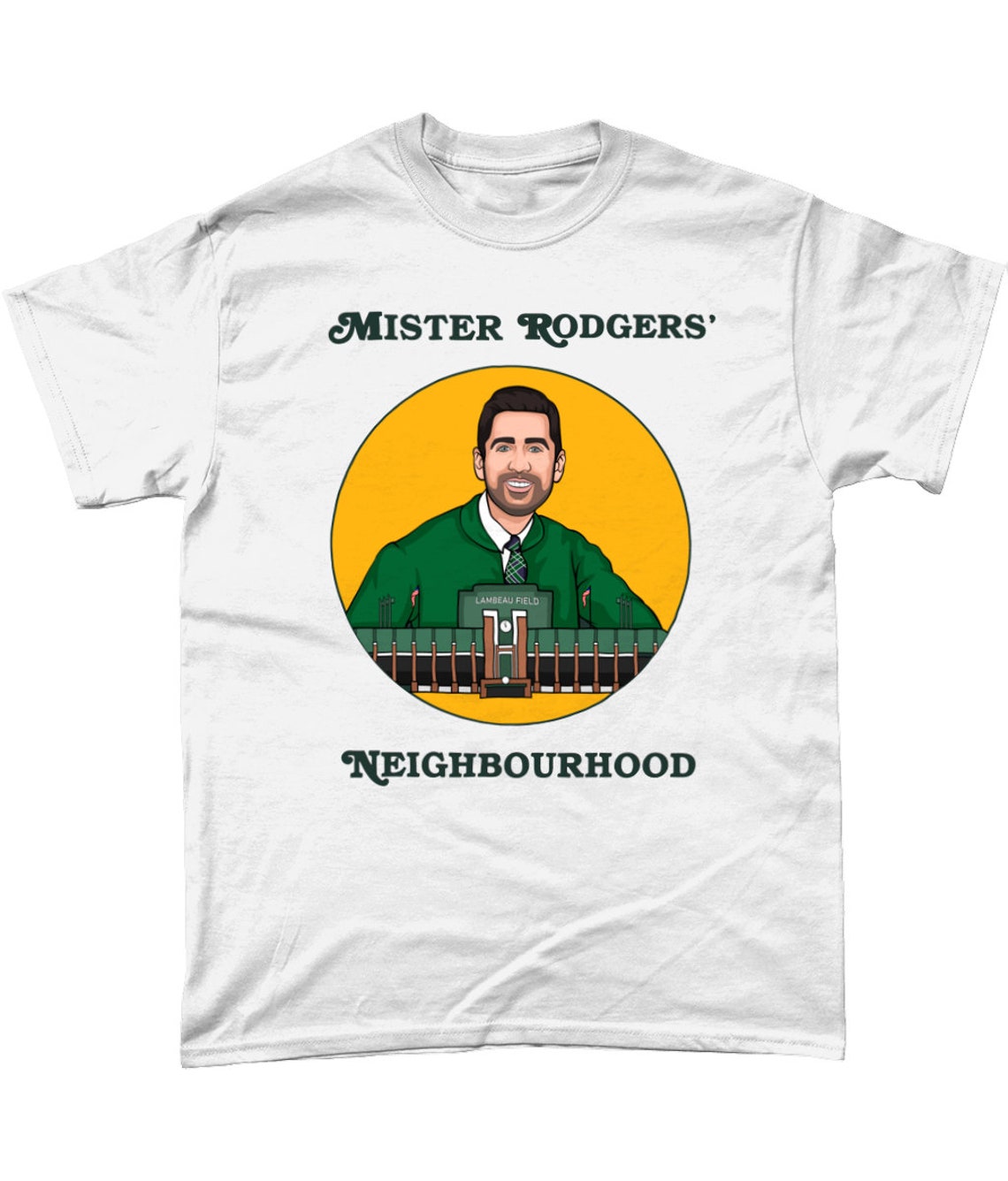 Green Bay Packers Aaron Rodgers MR. RODGERS NEIGHBOURHOOD T-shirt ...