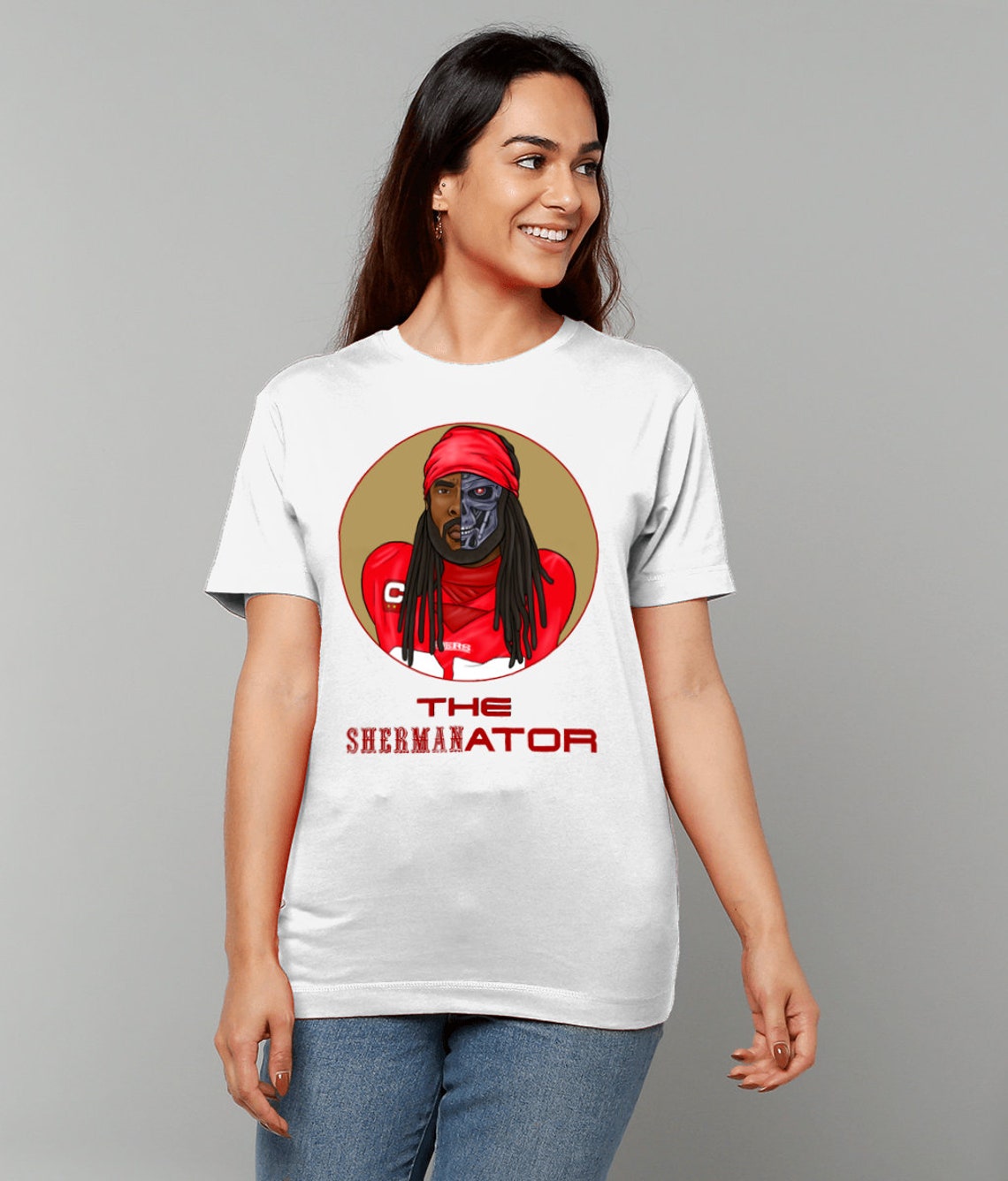 San Francisco 49ers (SF) T-shirt - Richard Sherman SF 49ers - the ...