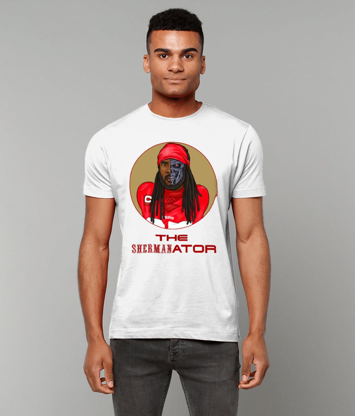 San Francisco 49ers (SF) T-shirt - Richard Sherman SF 49ers - the ...