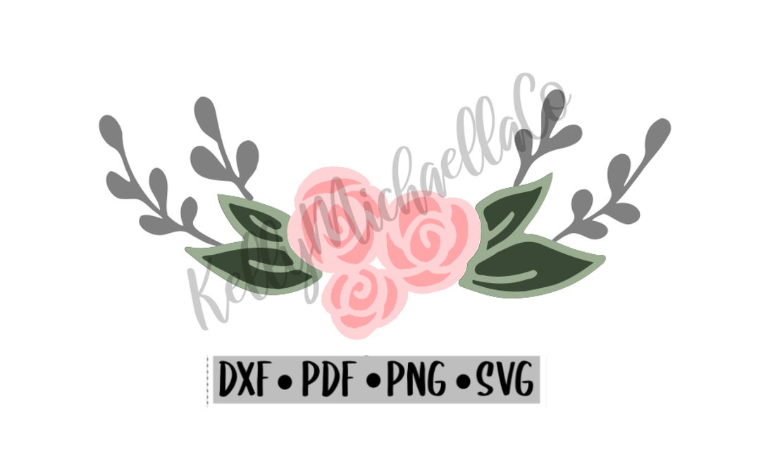 Elegant Layered Floral Design for Cutting DIY Home Decor Template - Etsy