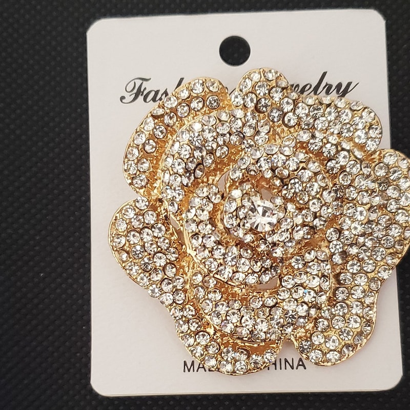 Gold Brooches - Etsy