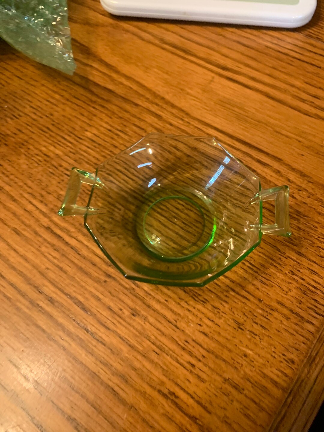 Vaseline Depression Glass Butter Pats / Finger Bowl - Etsy