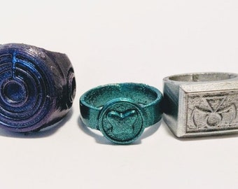 3D Printed Ultraviolet Lantern Ring | Etsy