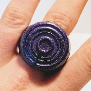 3D Printed Ultraviolet Lantern Ring - Etsy