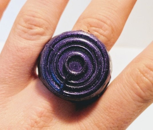 3D Printed Ultraviolet Lantern Ring - Etsy