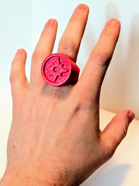 Violet Lantern Ring