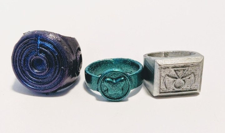 3D Printed New Lantern Ring Set Ultraviolet, Volthoom and Phantom Rings ...