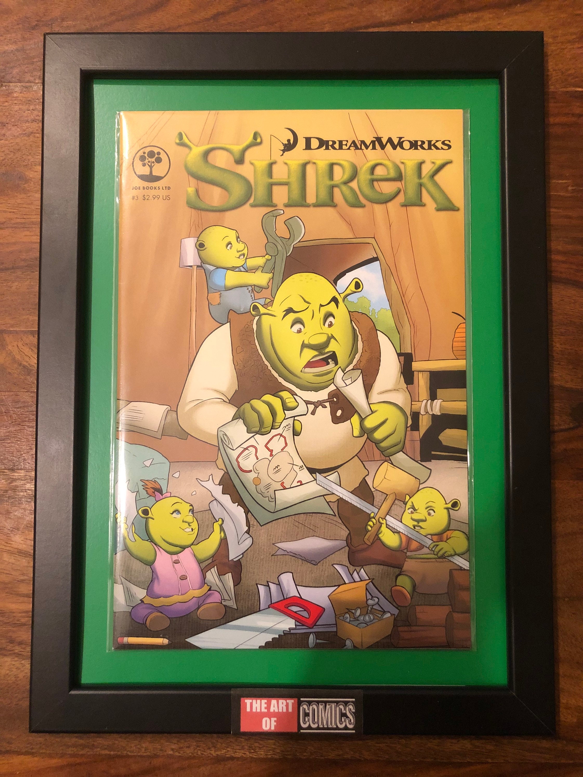 Shrek 3 Framed Comic Book dreamworks - Etsy
