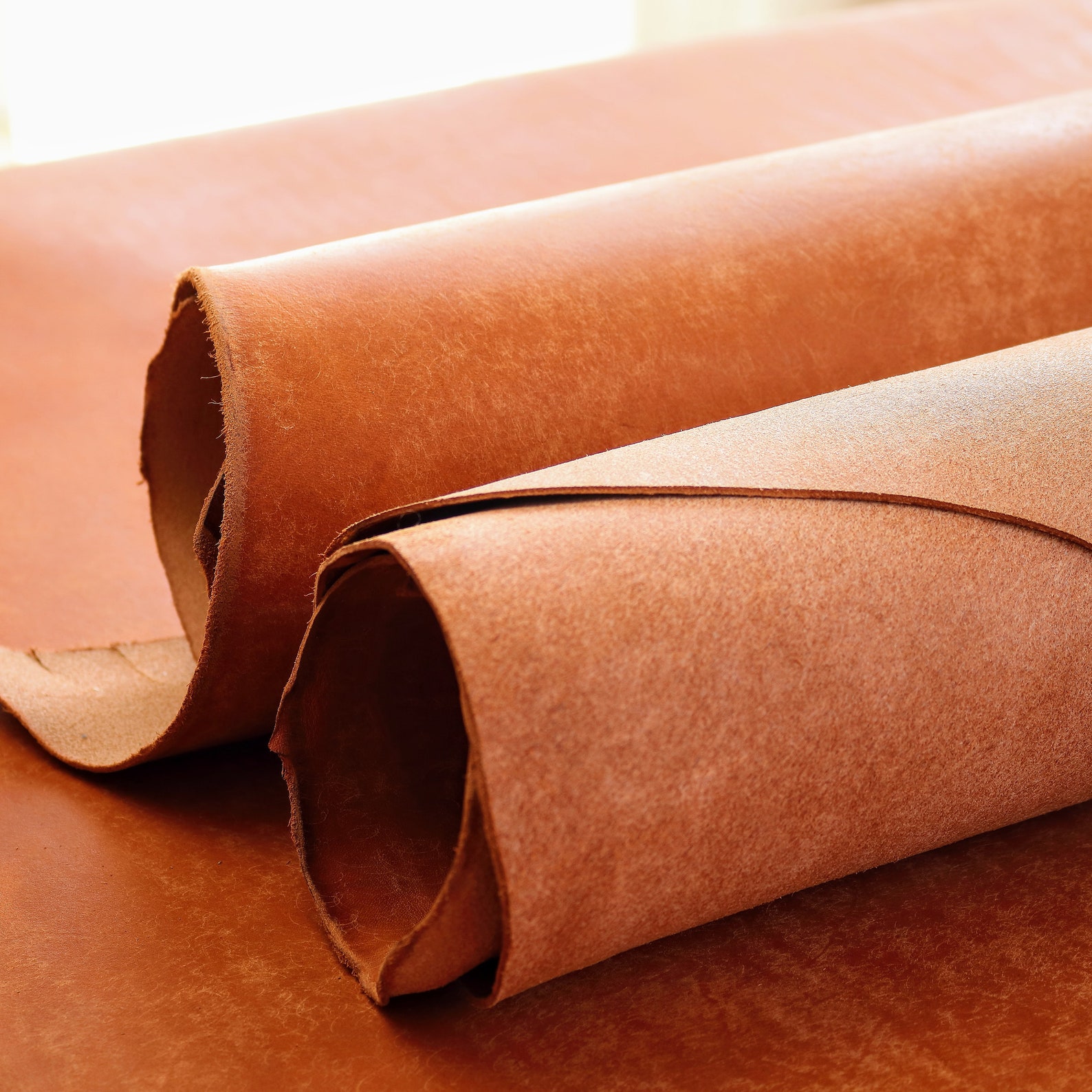 Leather Pieces Leather Sheets Vegetable Tanned Leather - Etsy