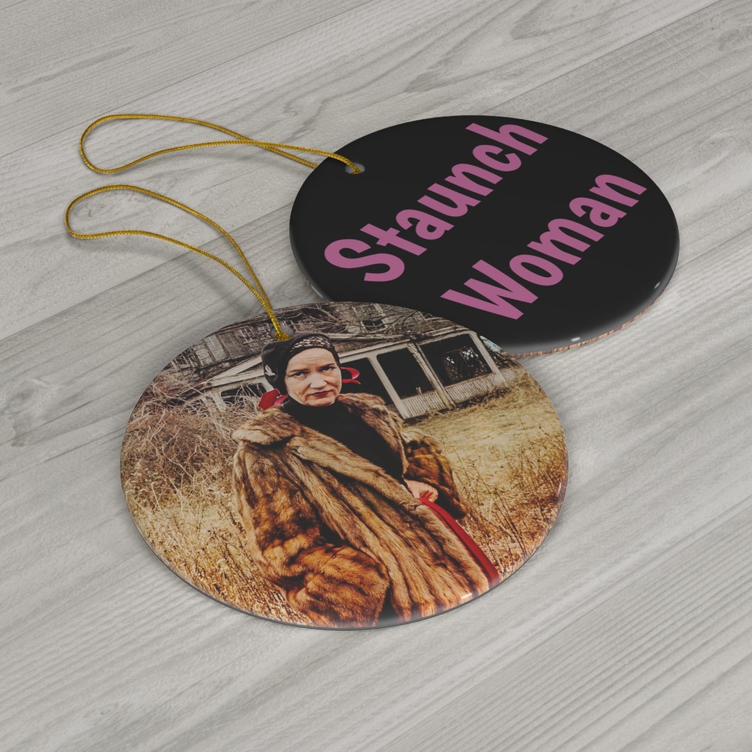 Edie Beale Christmas Ornament: Grey Gardens, Staunch Woman Porcelain ...
