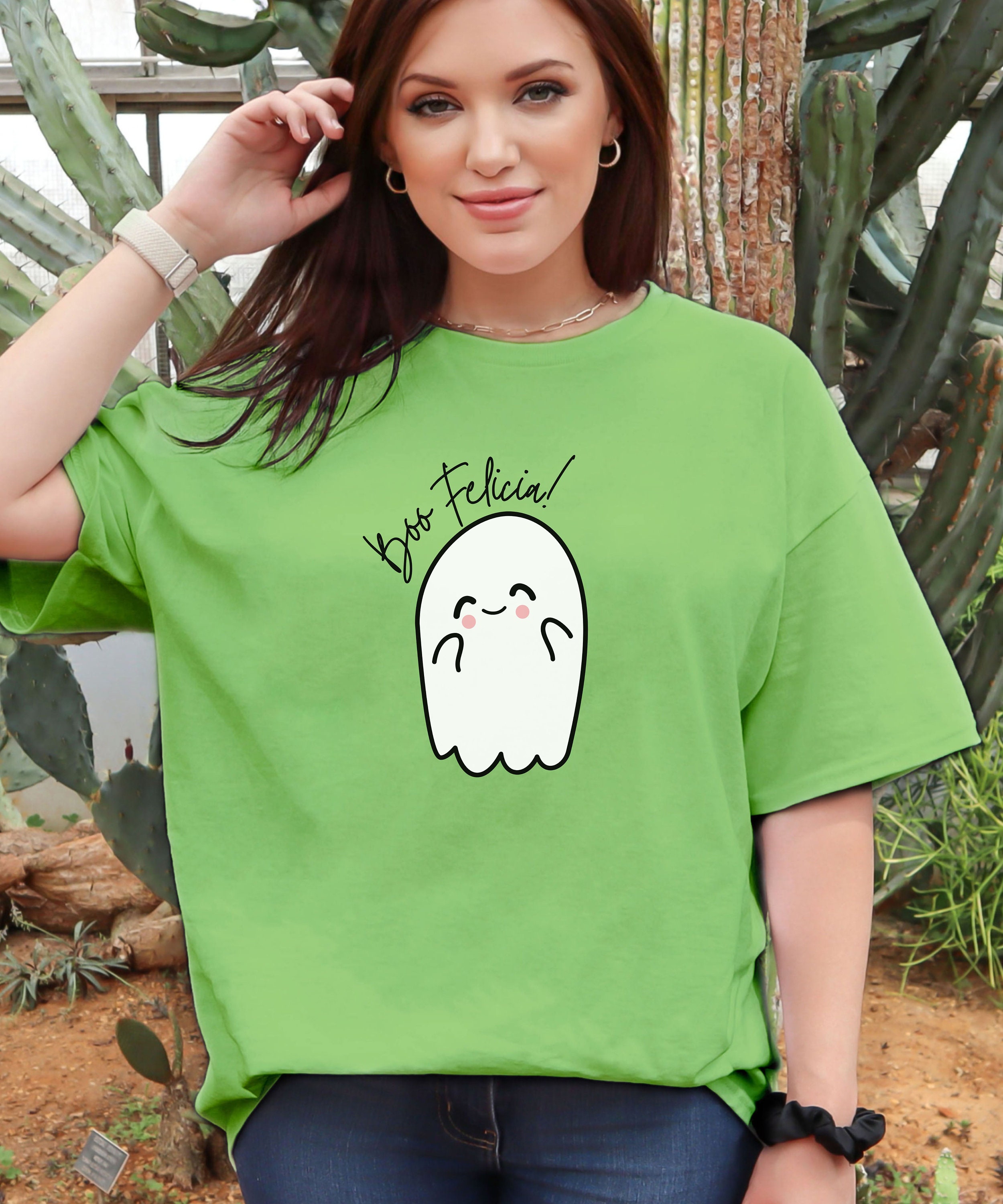 Cute Ghost Tee Boo Felicia Halloween Spirit T-shirt - Etsy