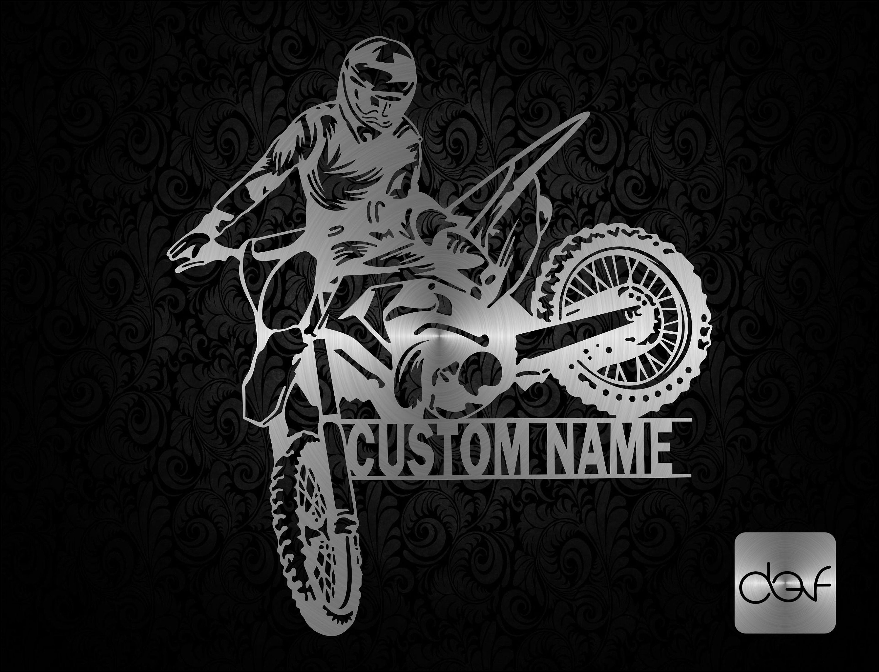 Motocross Monogram DXF CNC Dxf for Plasma Laser Waterjet - Etsy New Zealand