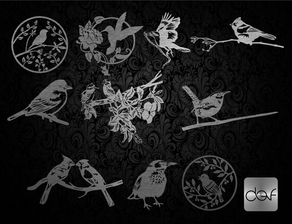 Craft Supplies & Tools Bad Dog Metalworks Digital Download Love Birds ...