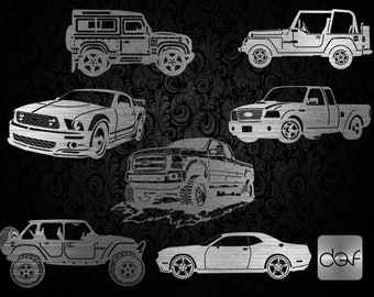 Jeep Plasma Dxf - Etsy