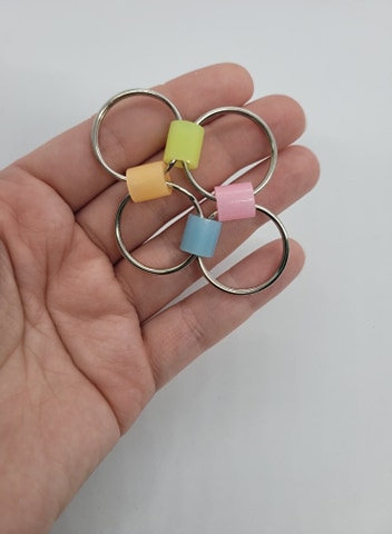 Glow in the Dark Key Ring Fidgets | Etsy