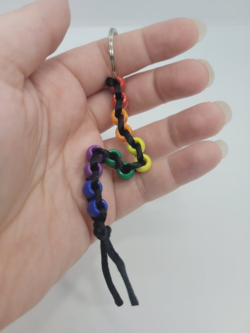 Pride Small Bead Keychain Fidget 20 Pride Flags | Etsy