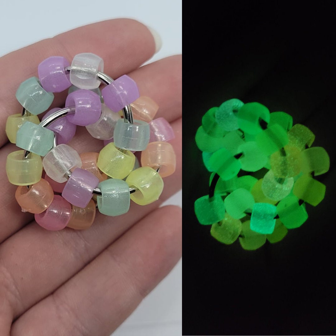 Glow in the Dark 3 Ring Twisting Fidget | Mobius Inspired Fidget - Etsy