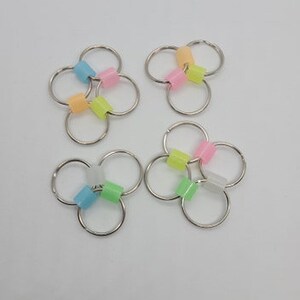 Glow in the Dark Key Ring Fidgets - Etsy